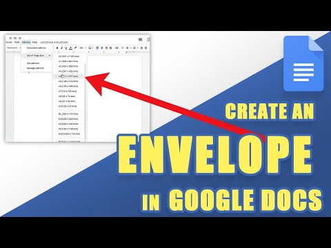 [TUTORIAL] Create Any Size ENVELOPE in Google Docs (FREE Add-on Templates)