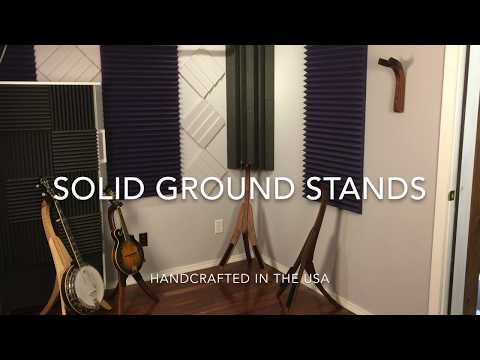 Wood Ukulele Stand Curly Maple by Solid Ground Stands | Reverb