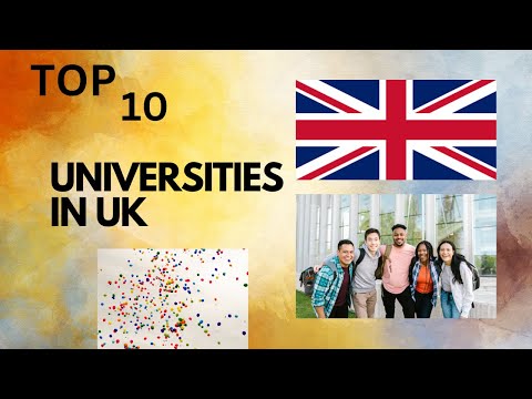Top 10 universities in UK/2024/25