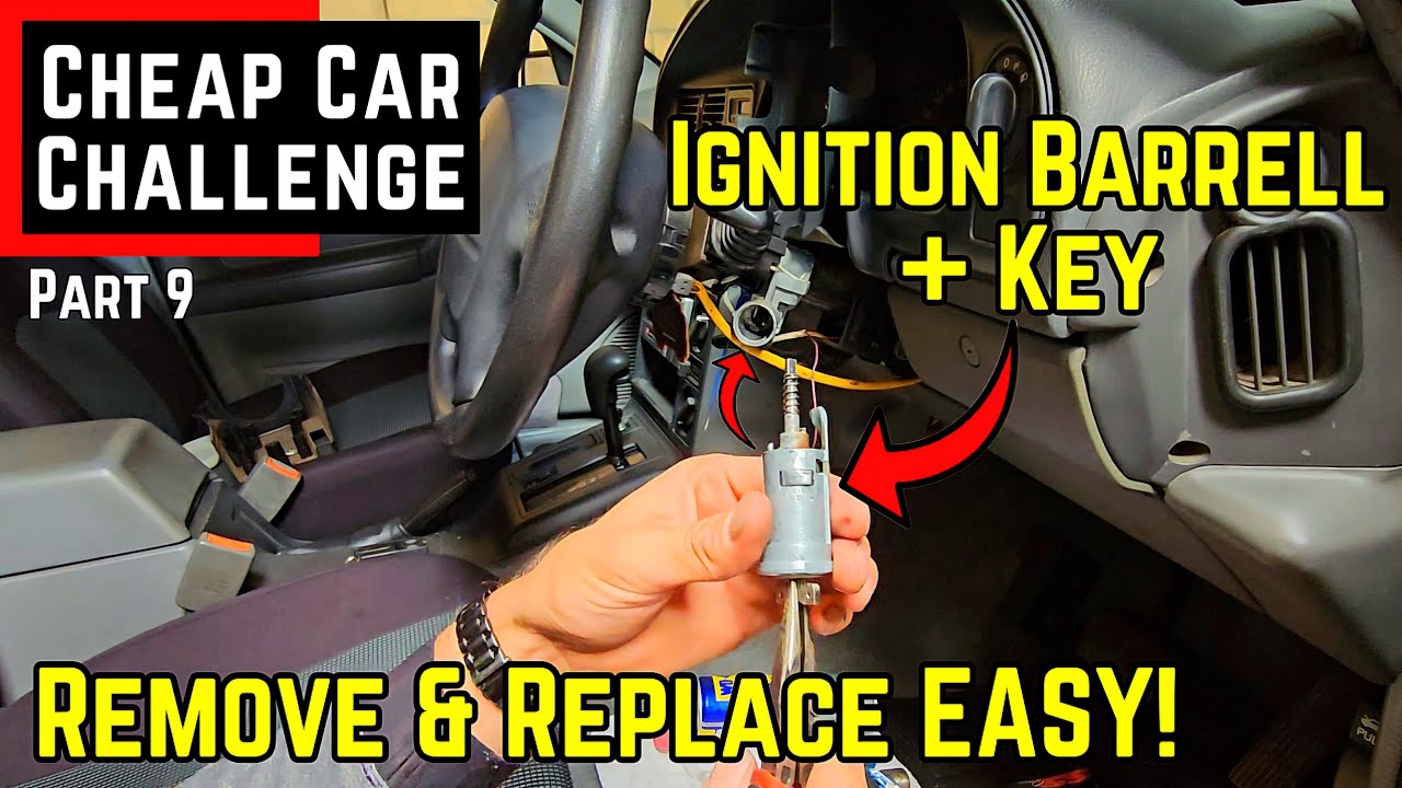 Install New Ignition Barrell & Key! Holden Commodore Cheap Car Challenge - Pt9 Vs, Vr, Vn, Vp