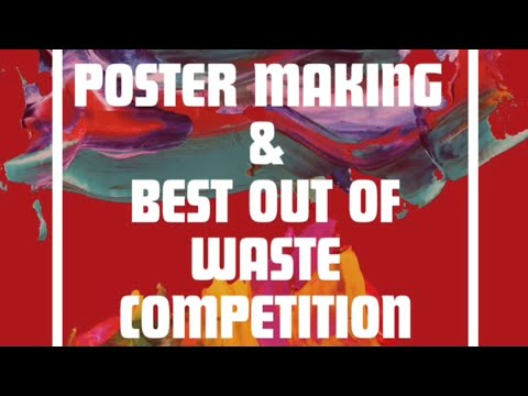 Poster Making & Best Out Of Waste Competition || STX BTH