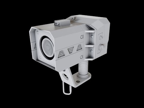 BLENDER CHALLENGE 4: Motion Tracker Ambient Occlusion Render (Part 8)