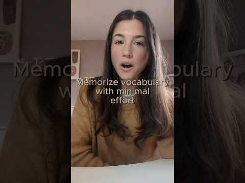 How to memorize vocabulary with one simple tip 🏷️📌