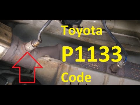 Causes and Fixes Toyota P1133 Code: Air/Fuel Ratio Sensor Circuit Malfunction Bank 1 Sensor 1