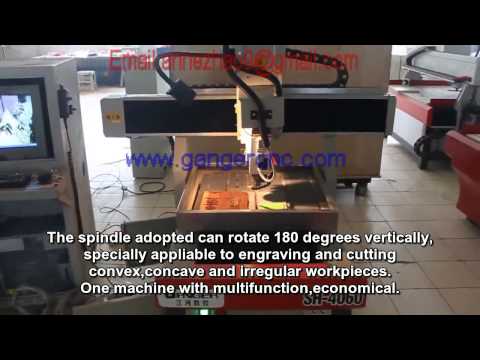 CNC 4 axis machining center SH 4060(The spindle can swing left and right.)