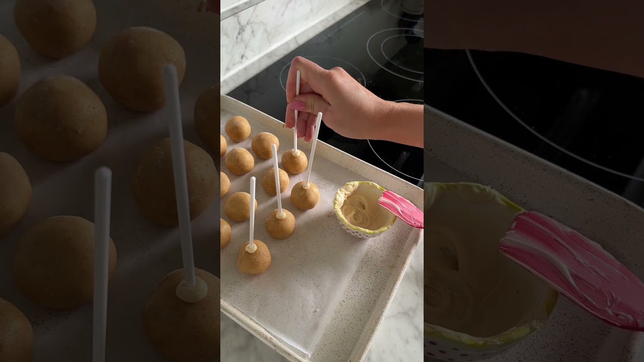 Homemade cake pops! Saves us so much money 👏🏻