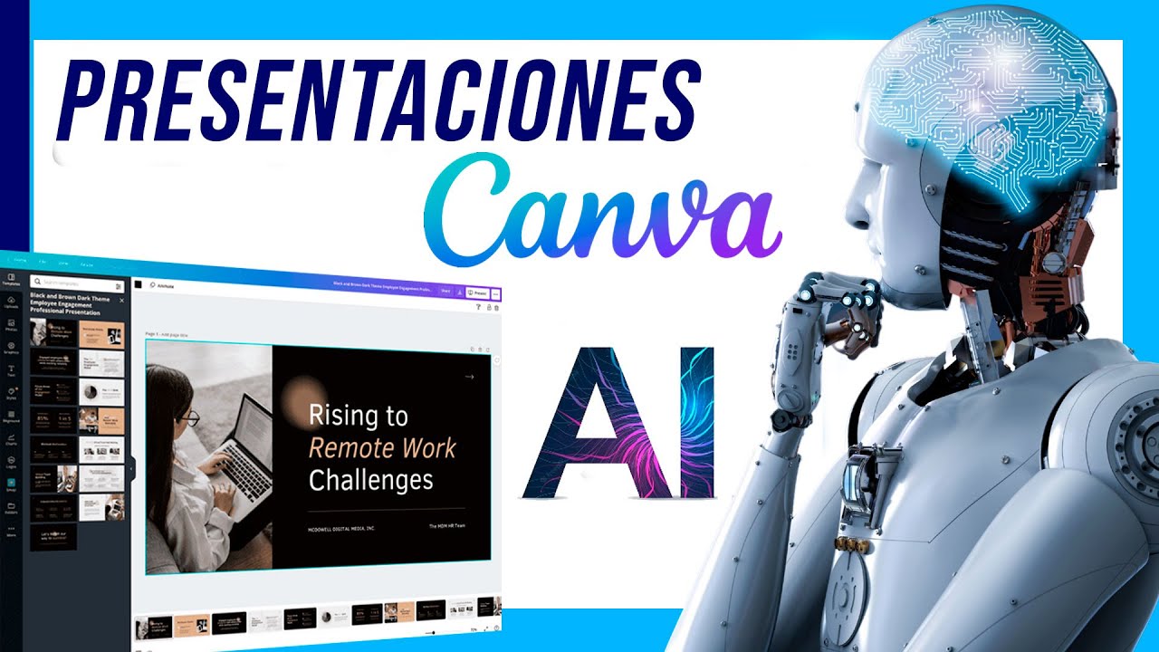 Crear presentaciones con CANVA  desde un Texto o Documento en unos clics