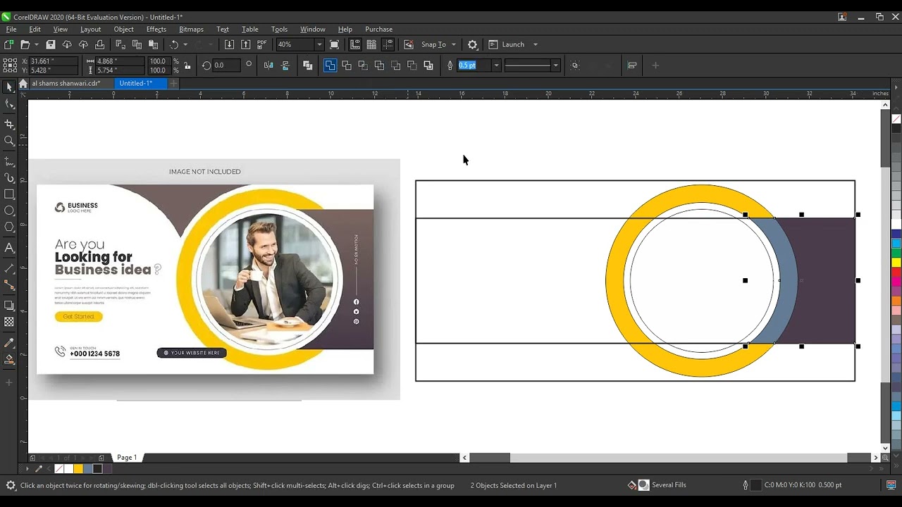 Digital marketing creative business facebook cover banner template | Premium Vector