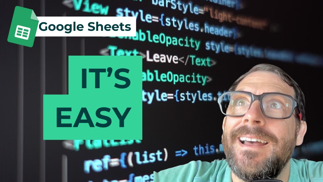 Begin Coding in Google Sheets in 2 Minutes