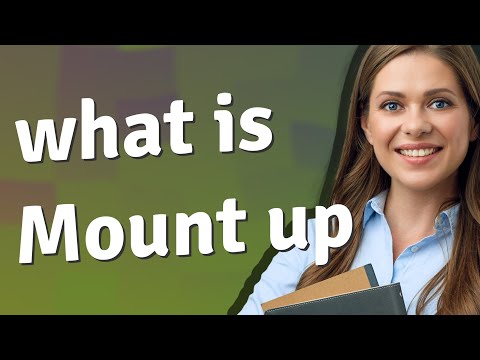 Mount up | meaning of Mount up