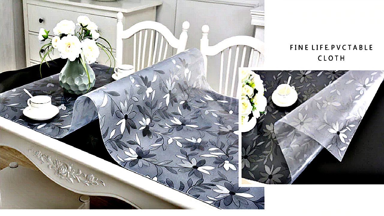 Mantel Impermeable Mantel Transparente con Patrón