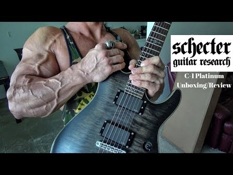 Schecter C-1 Platinum with Rosewood Fretboard See-Thru Black | Reverb