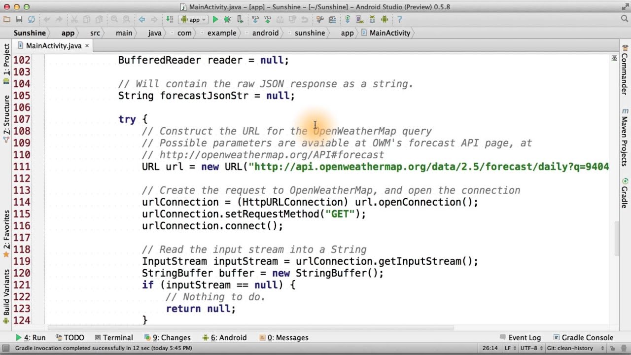Network Call - Developing Android Apps