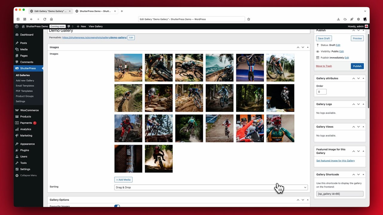 ShutterPress Gallery Pro Overview - The Wordpress Gallery Plugin for Photographers
