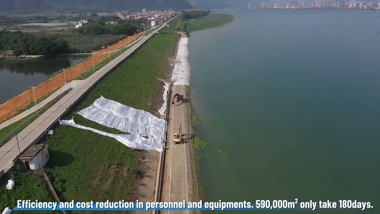 China’s Fabric-formed Concrete Mattress 