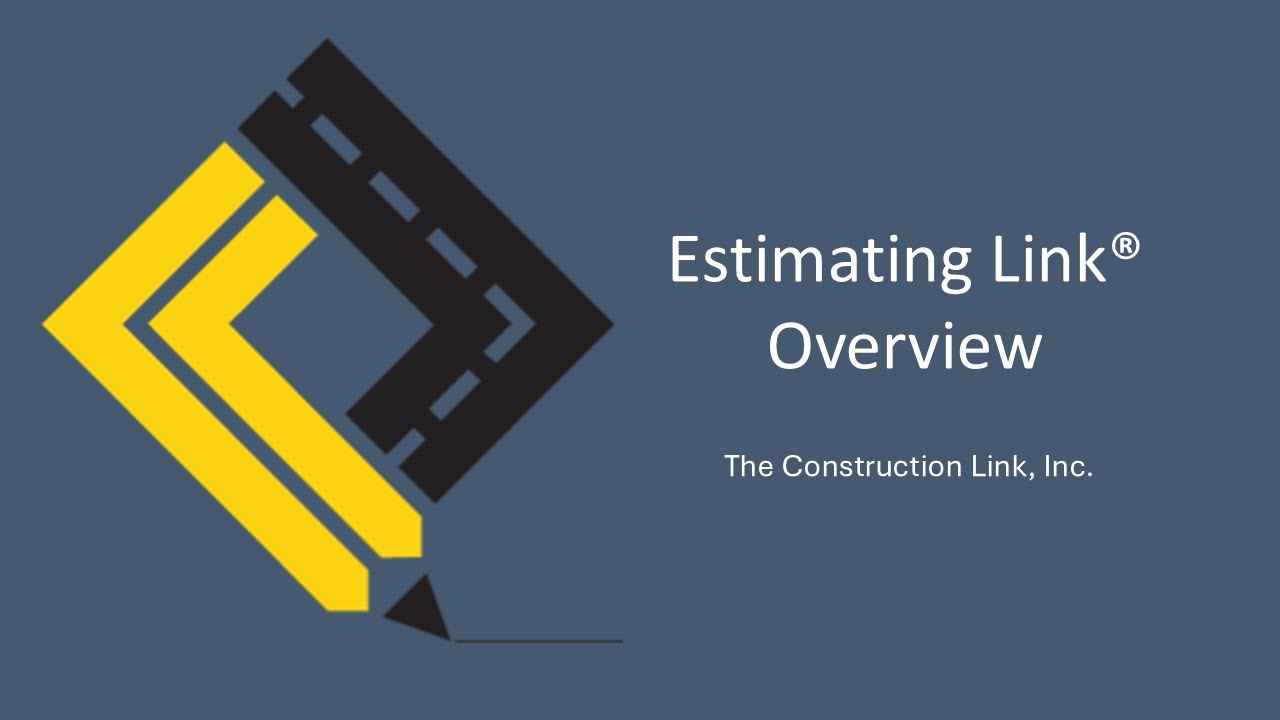 Estimating Link Overview | Construction Estimating Software in Action