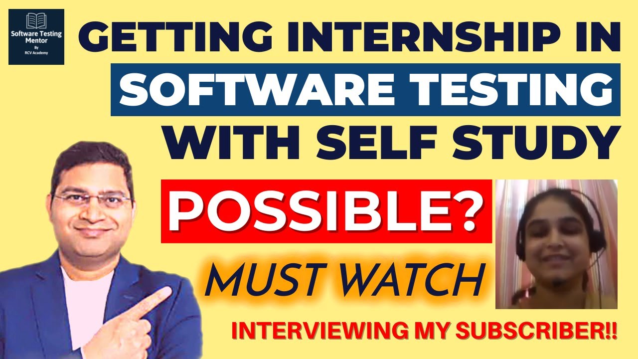 Getting Internship in Software Testing with Self Study - Possible?