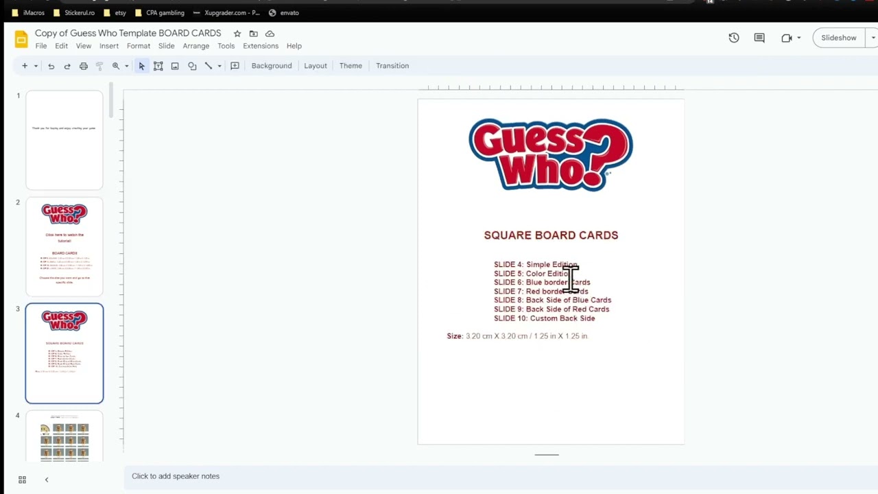 Guess Who TEMPLATE - Graphic Revolt