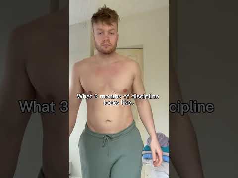 3 Months of Discipline. Body Transformation #gymtransformation #gymmotivation #gym #glowup