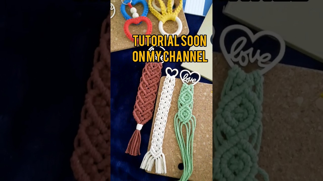 Marcramé Bookmark in progress #macramé #macrametutorial #diy #macrameforbeginners #bookmark