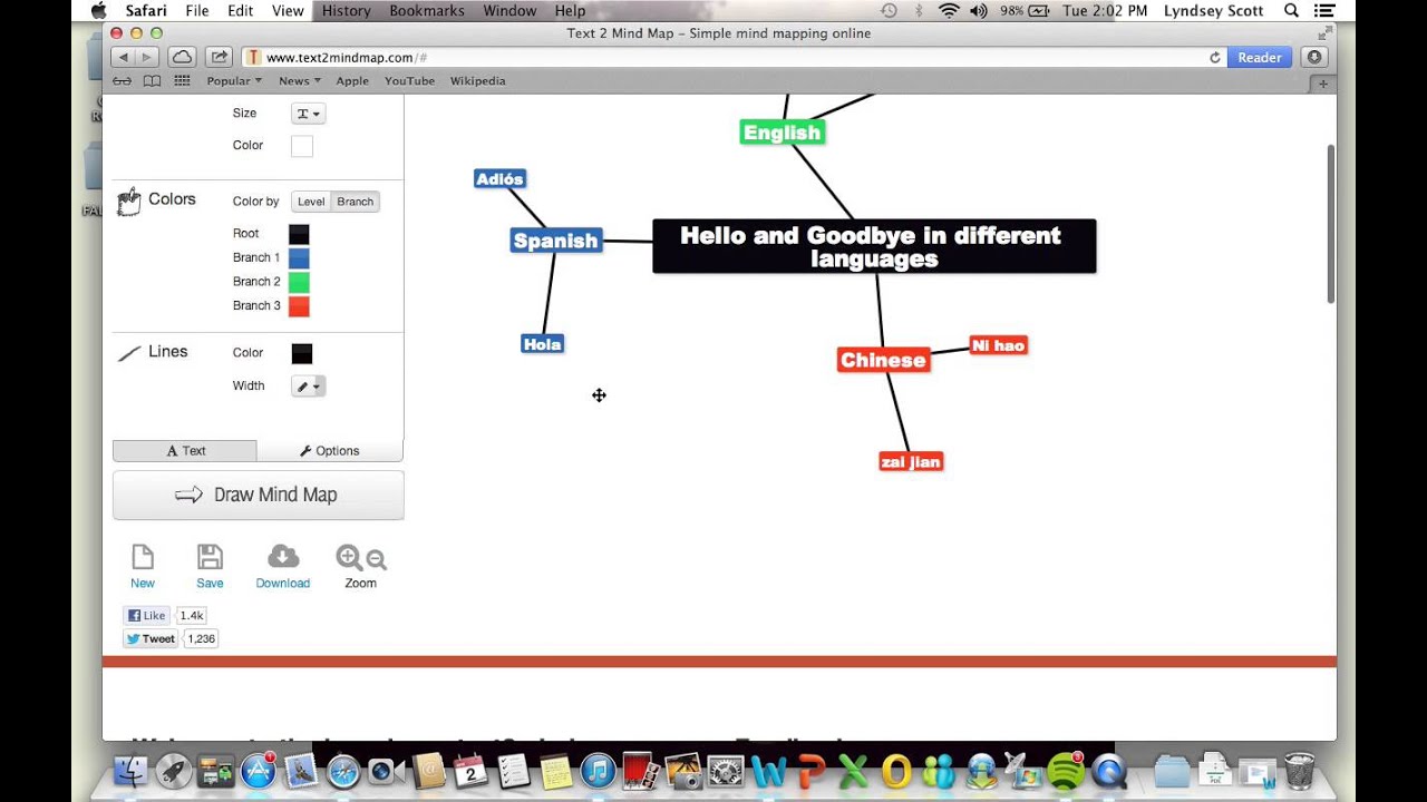 My text2mindmap tutorial