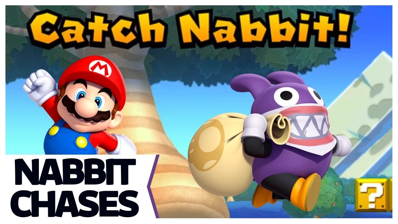 New Super Mario Bros. U - All Nabbit Chases (No Damage) // Nintendo Wii U