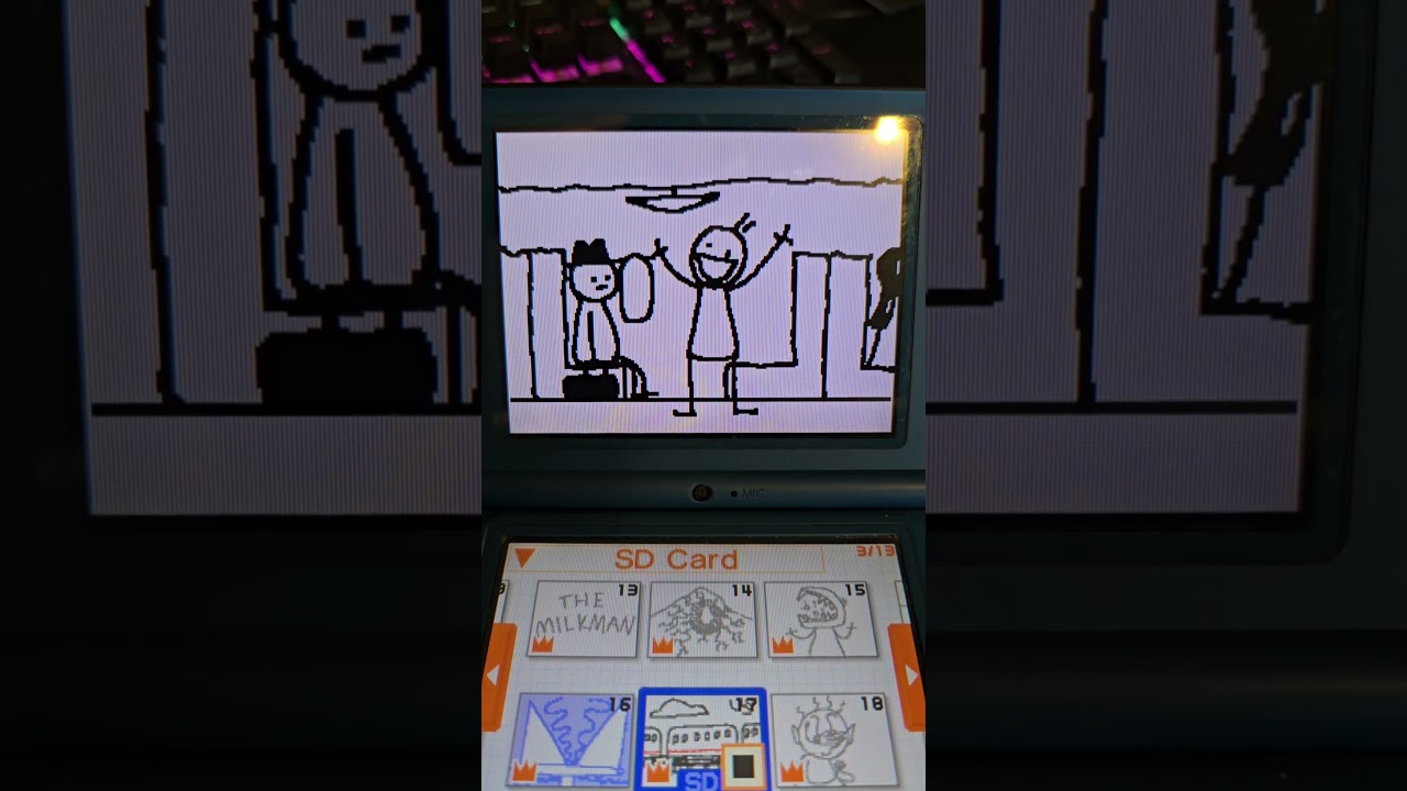 DON'T SIT ON THE TRAIN!!!! #flipnote #animation #ds