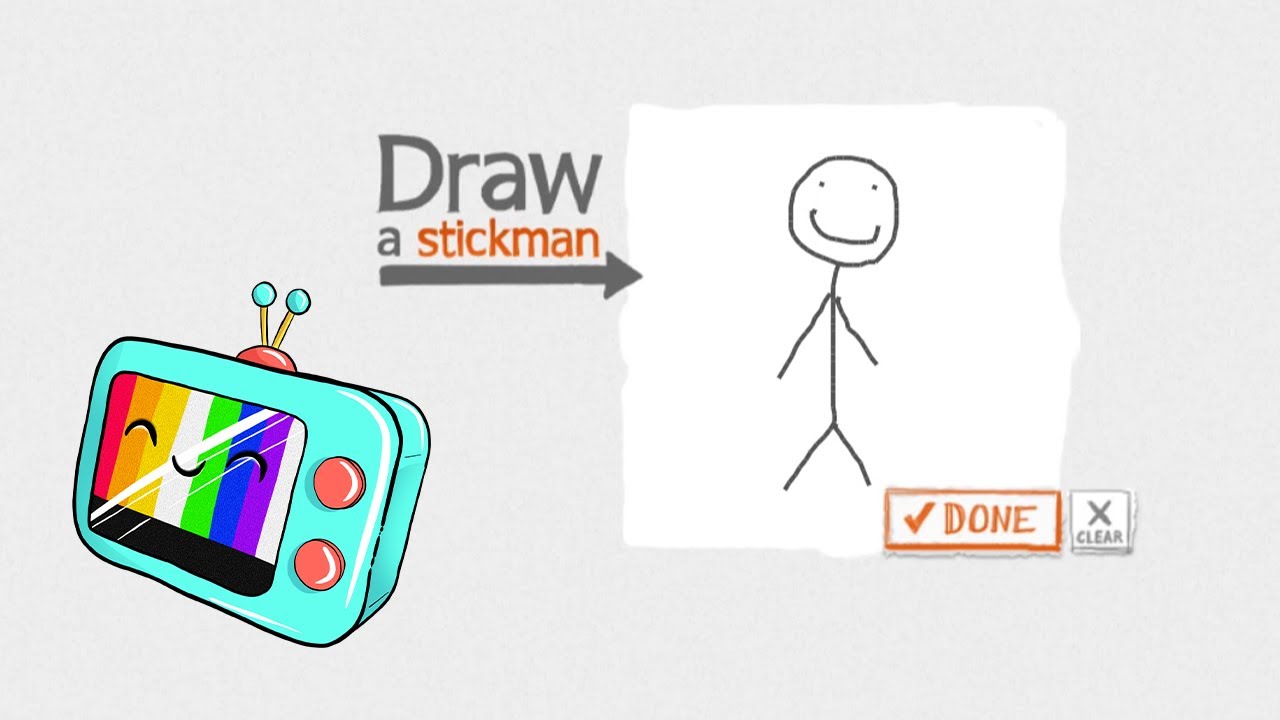DRAW A STICKMAN | Episode 1 | Kidiocy