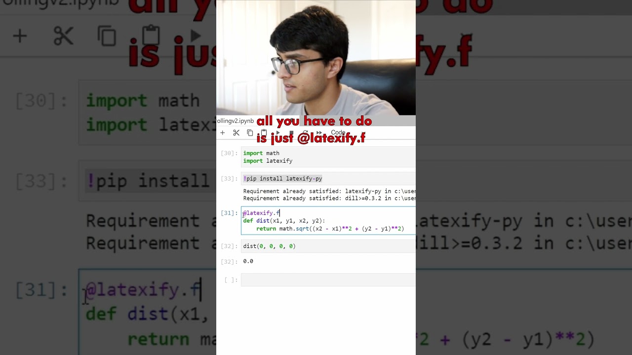 How To Convert Python Functions Into LaTeX