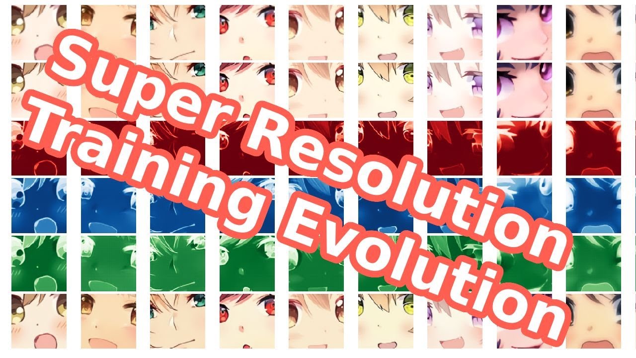 Machine Learning Super Resolution Learning Evolution