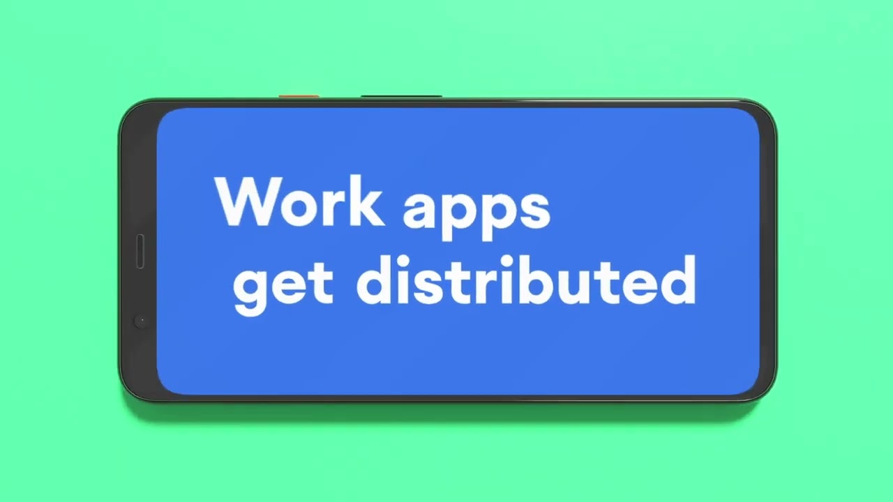 The Android work profile overview