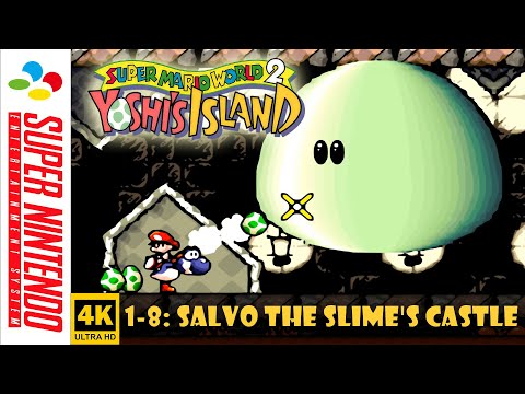 Steam Community :: Video :: World 1-8: Salvo The Slime's Castle | Yoshi ...