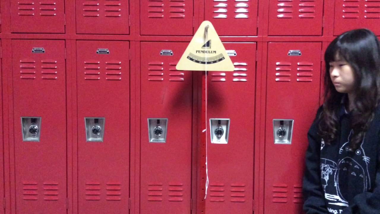 Tracker Pendulum Lab setup