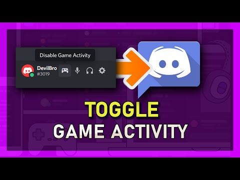 Discord - How To Toggle Game Activity Button
