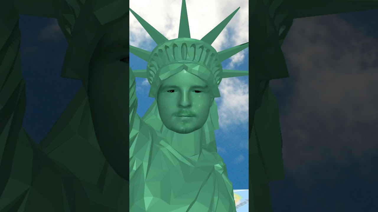 Hi, I’m the Statue of Liberty. Have a good day.