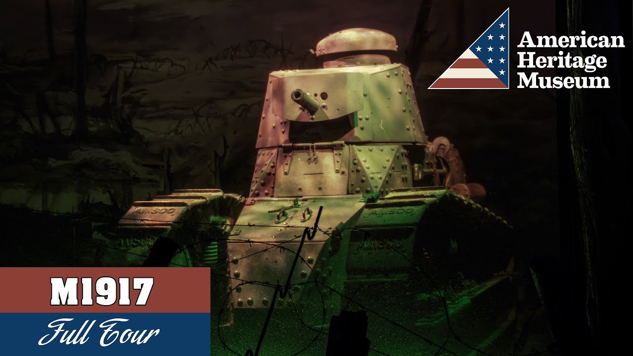 America's First REAL Tank - M1917 Full Tour