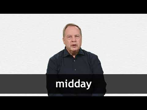 MIDDAY definition and meaning | Collins English Dictionary