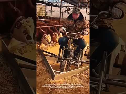 Cattle feed distribution process