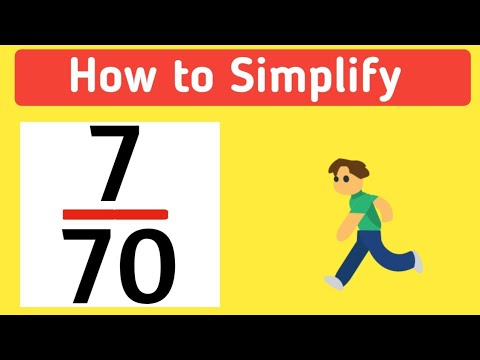 How to Simplify the Fraction 7/70