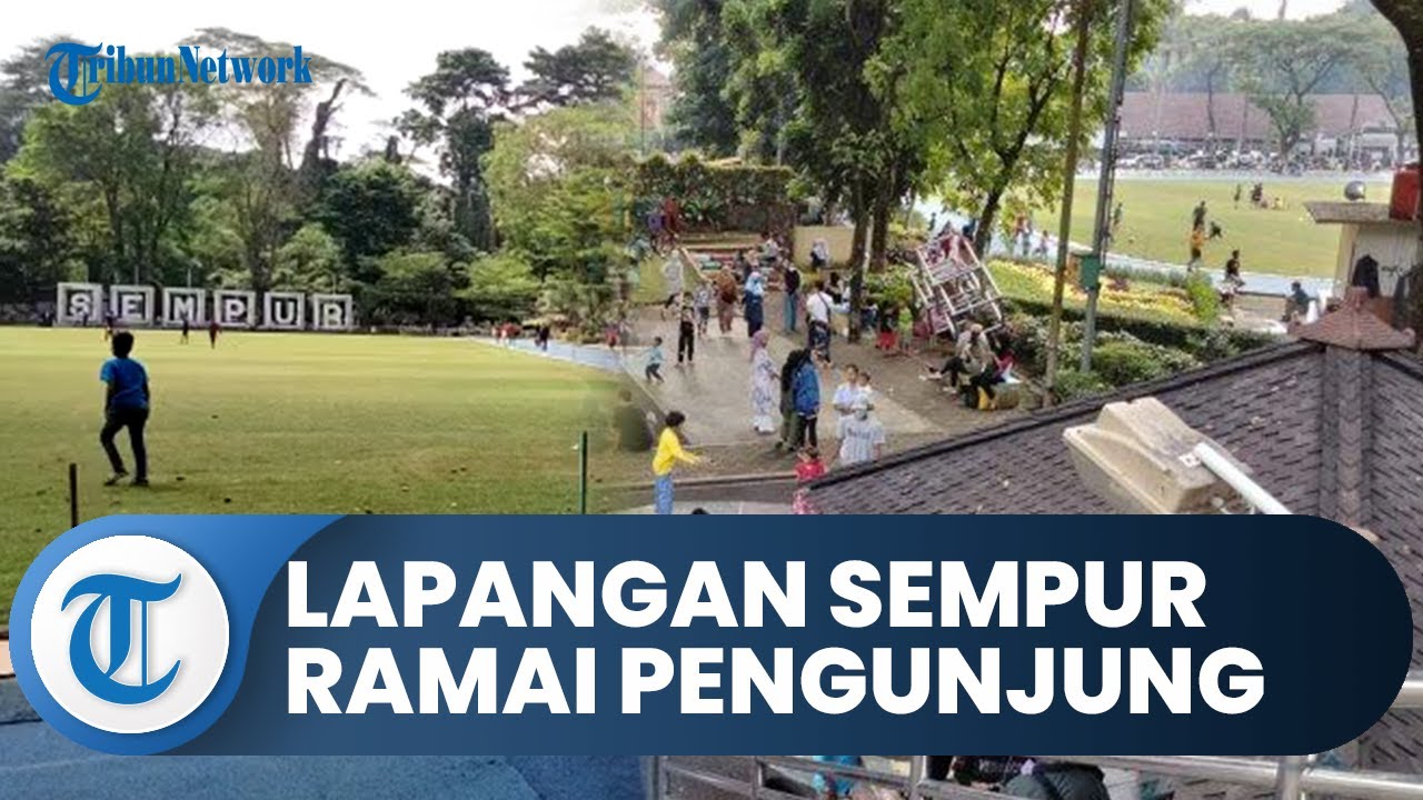 Lapangan Sempur Bogor Ramai Pengunjung saat Akhir Pekan, Banyak Warga ...