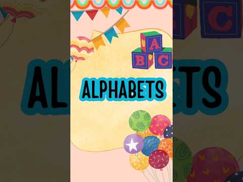 "A Birthday from A to Z 🎉 | 26 Words, Endless Vibes" #number #learning #educationalcartoon #kids