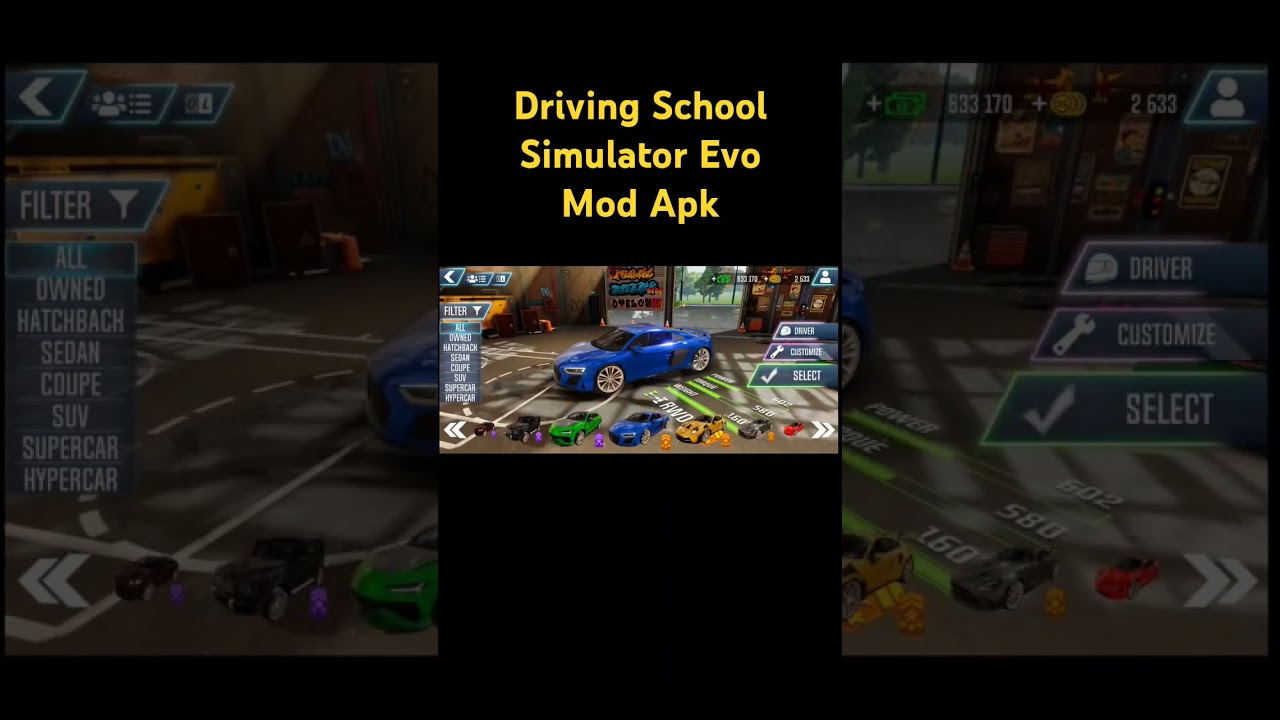 Driving School Simulator Evo Mod Apk Free Shopping