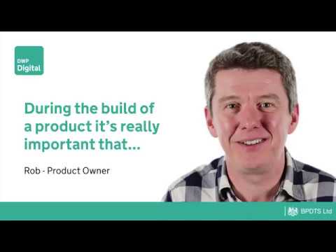 Product Owner Rob - During the build of a product it's really important that...