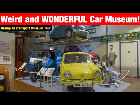 Weird and WONDERFUL Car Museum! Grampian Transport Museum Tour
