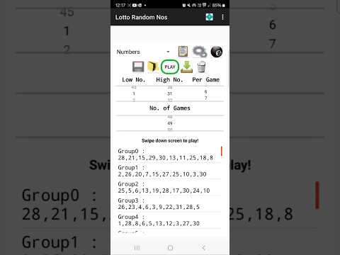 Updated lotto/item, password generator App. plus games https://cesd.com #randomnumbers #generator