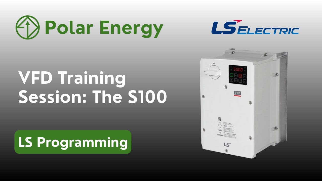 LS Electric VFD & PLC Demo | The S100 Inverter