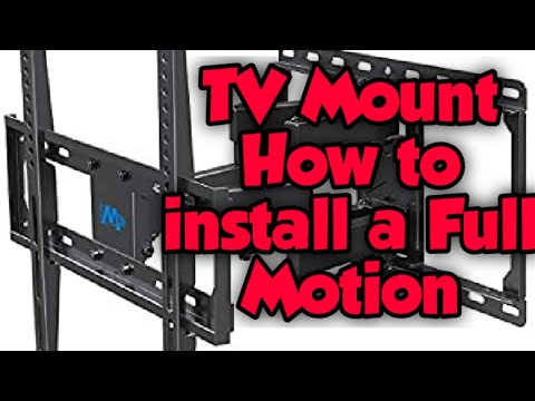 How To Install A Full Motion Mount (BEST MOUNT)