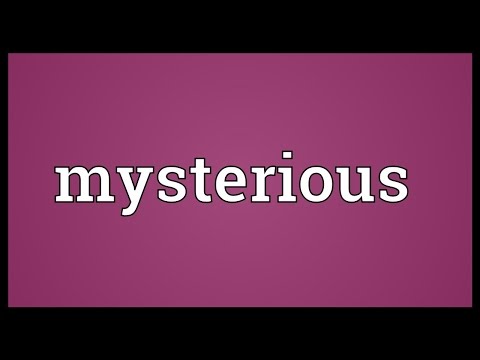 Mysterious Meaning
