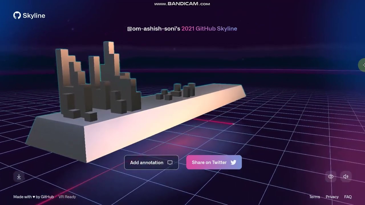GitHub skyline