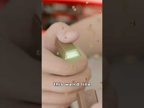 Why Kit Kats Have Those Weird Lines (not what you think) 😳
